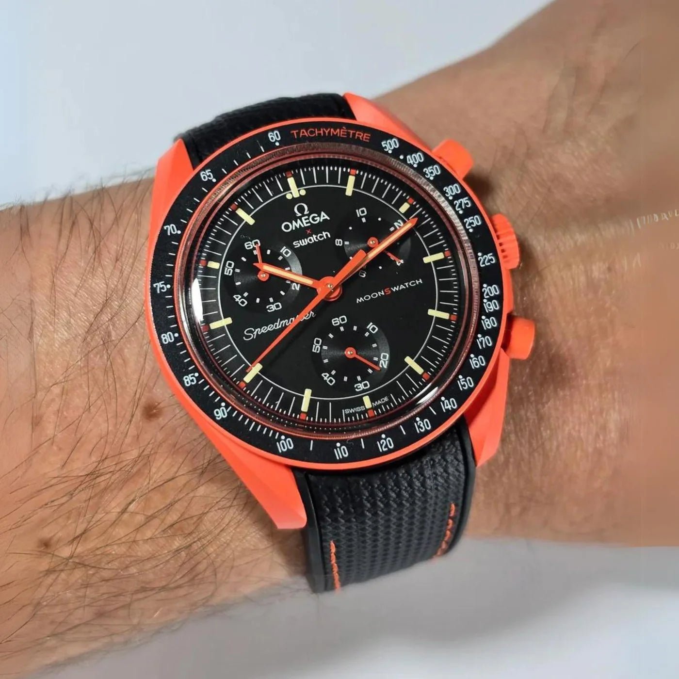 Straps for Mission on Earth - Lava - MoonSwatch - Helvetus® Switzerland