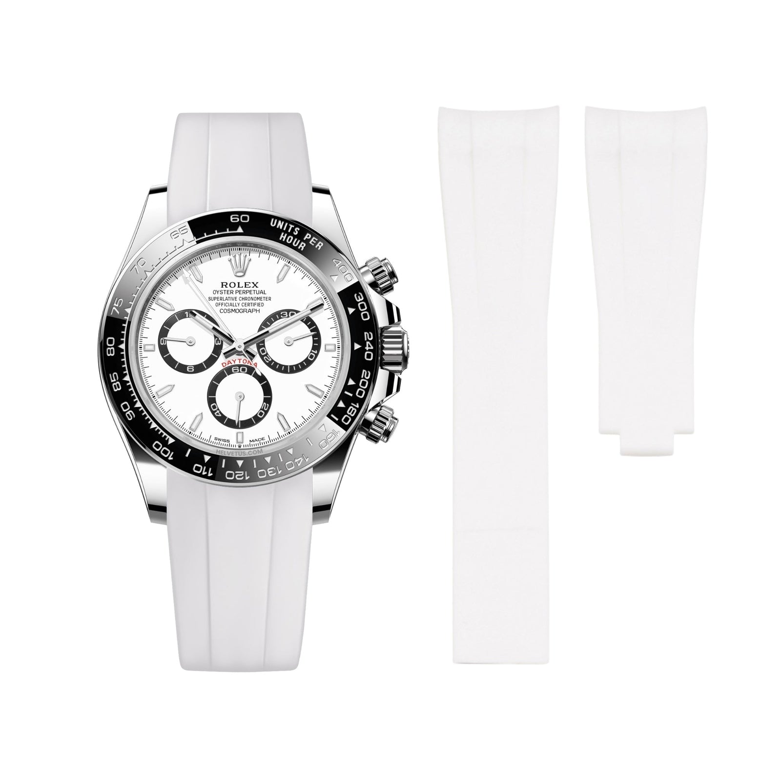 Rubber Straps for Rolex Daytona - Helvetus® Switzerland