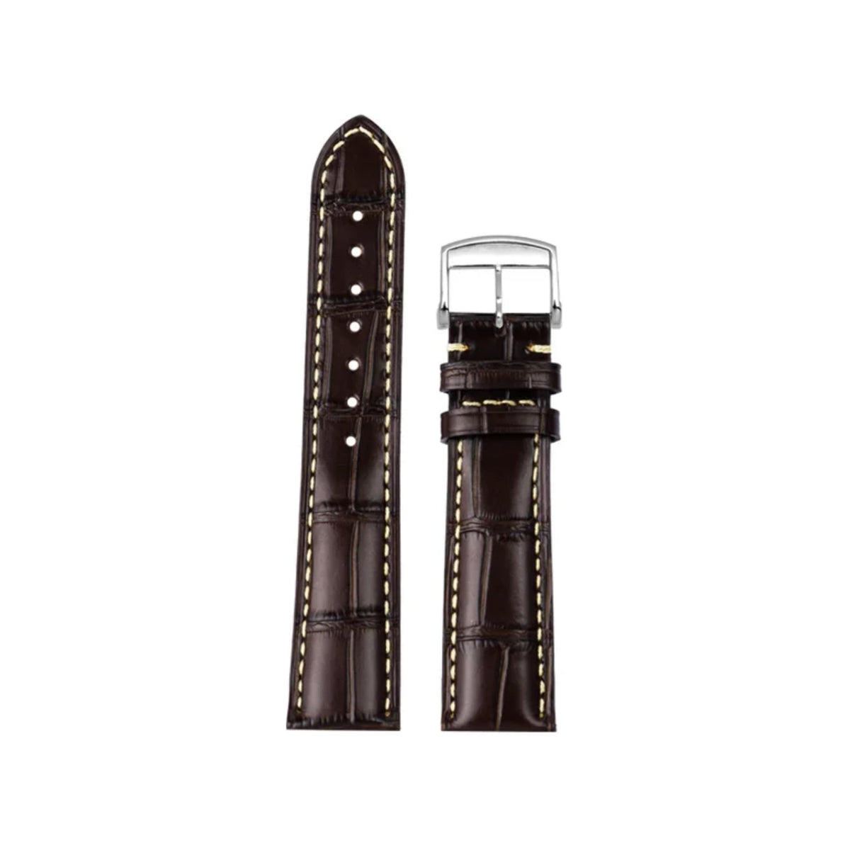Leather Strap for Longines Master Collection in Brown- Helvetus® Switzerland