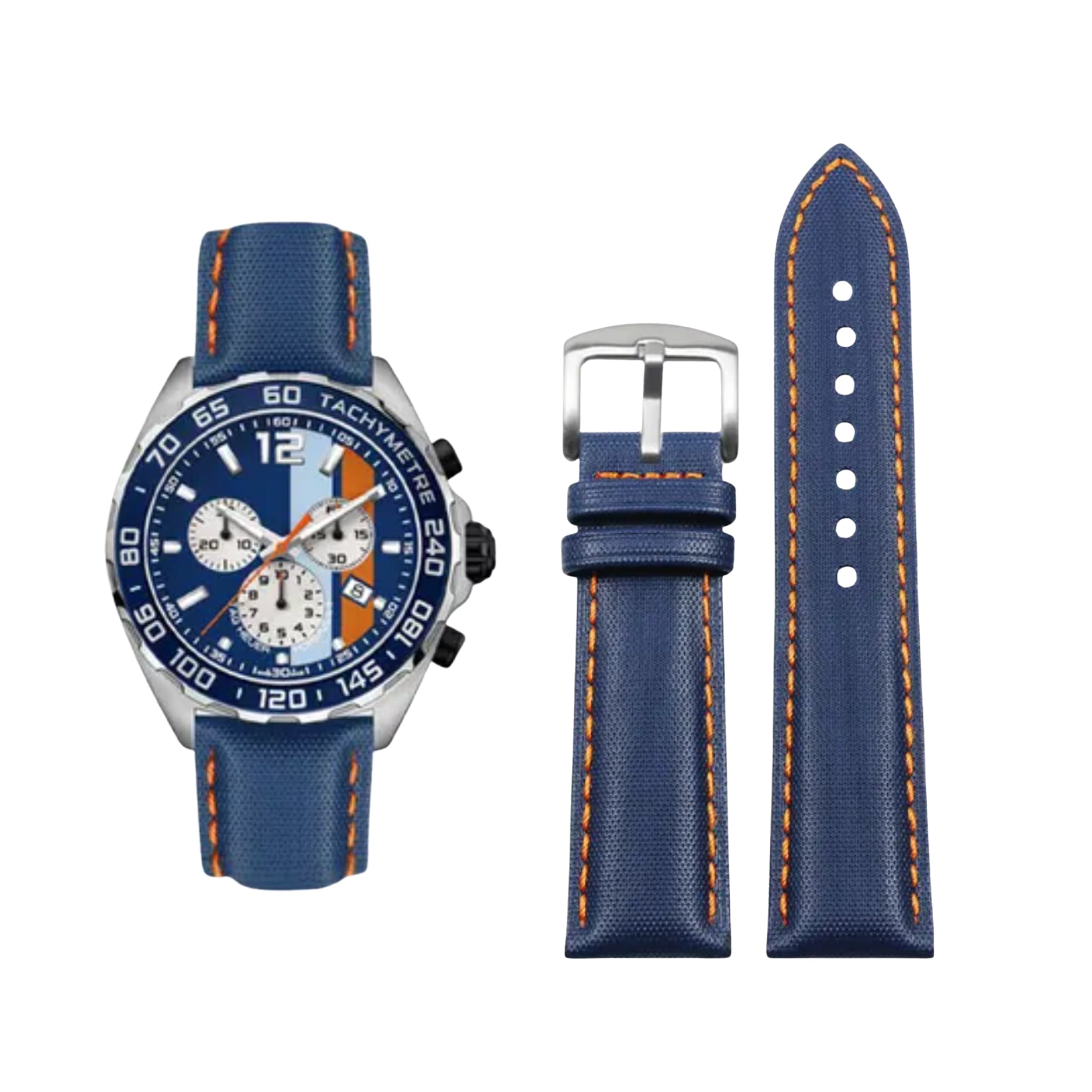 Nylon Strap for Tag Heuer Formula 1 in Blue - Helvetus® Switzerland