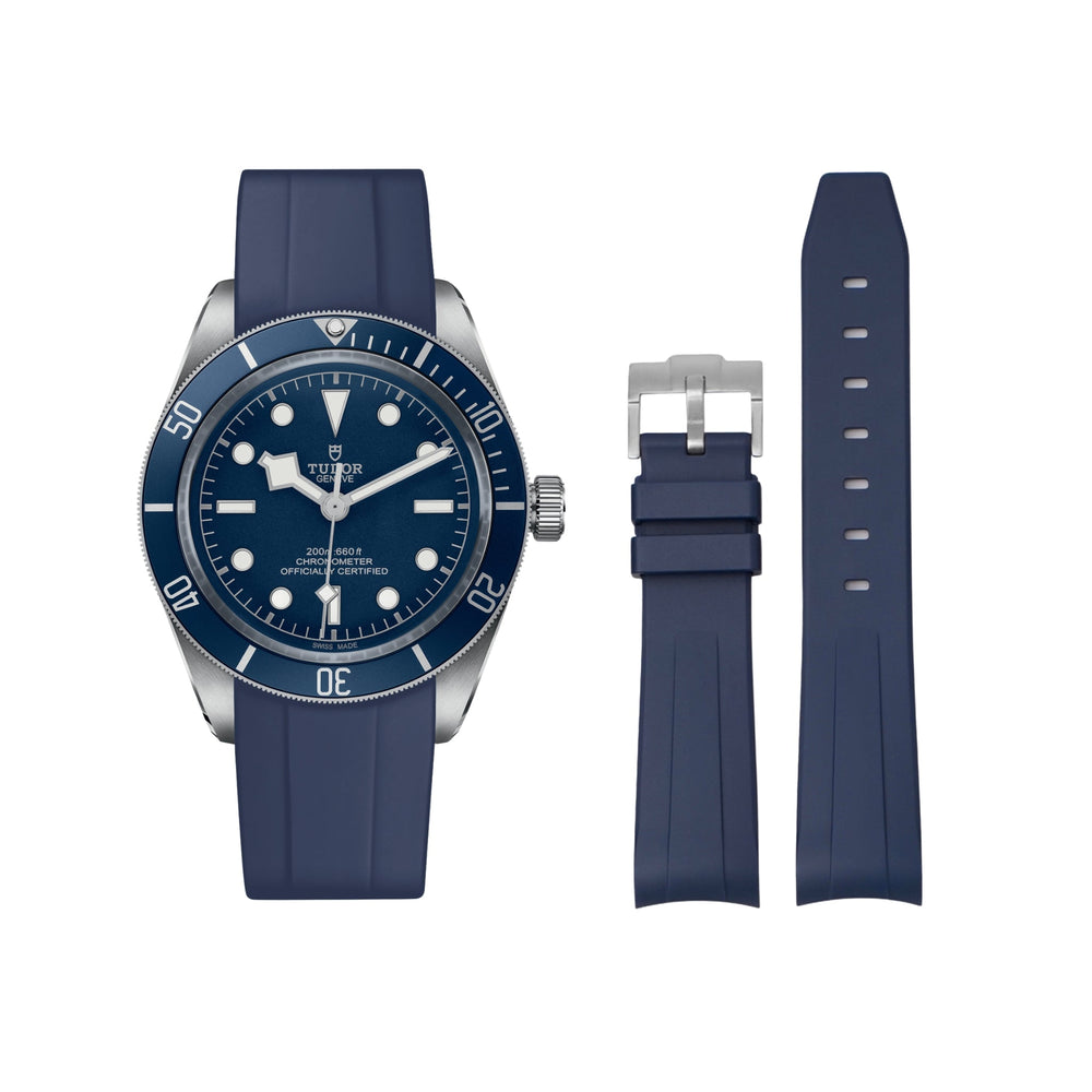 Strap for Tudor Black Bay Models in Navy Blue - Helvetus® Switzerland