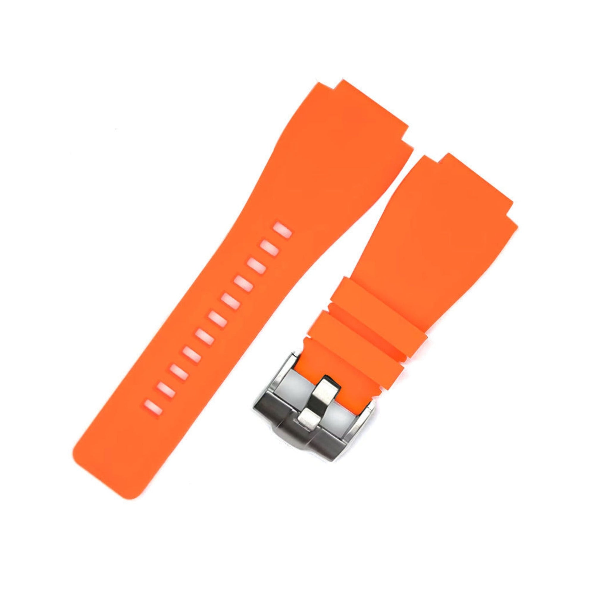 Orange Rubber Strap Upgrade for Bell & Ross BR-01/BR-03 – Helvetus ...