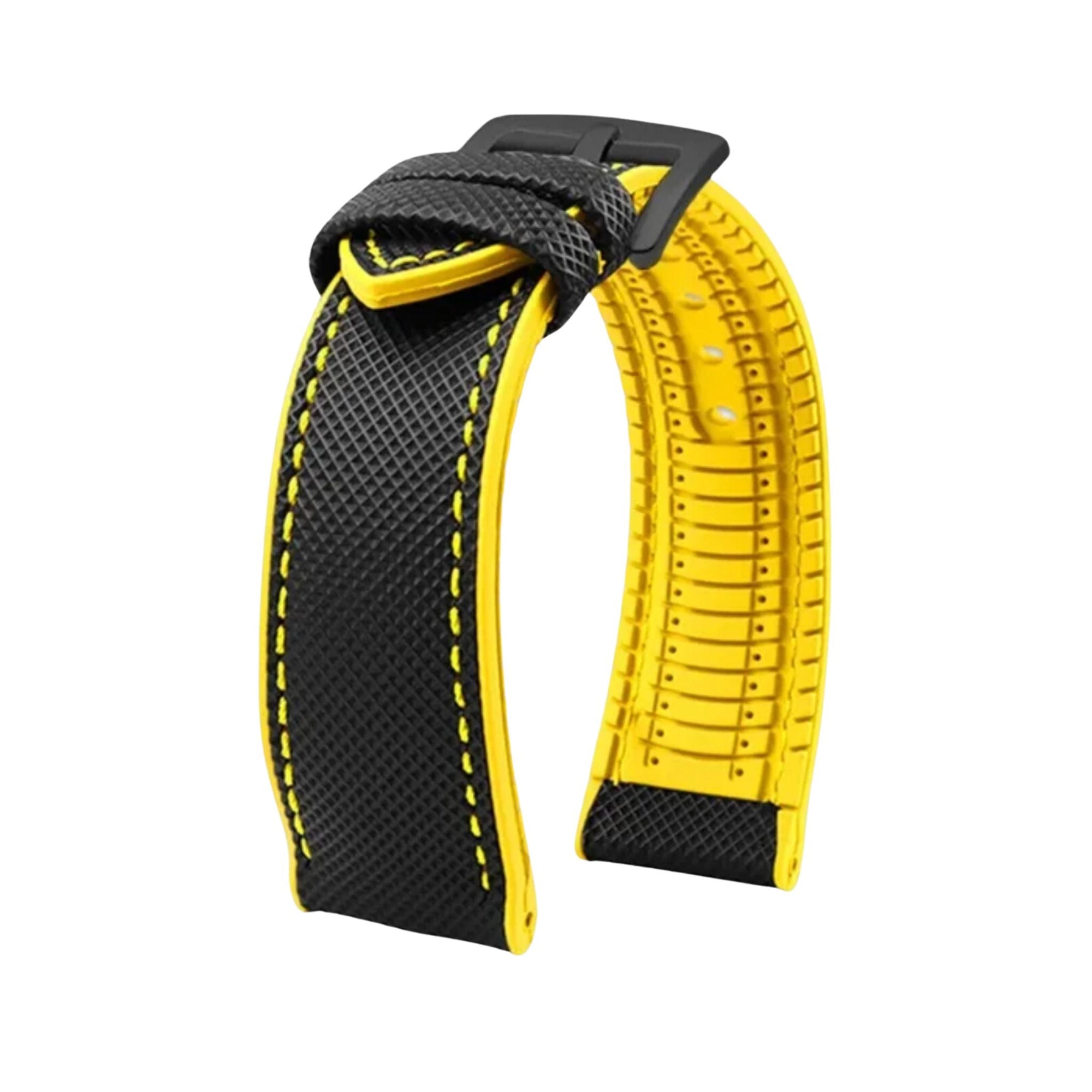 Helvetus Strap for Blancpain X Swatch | Rubber Strap - Leopard Black