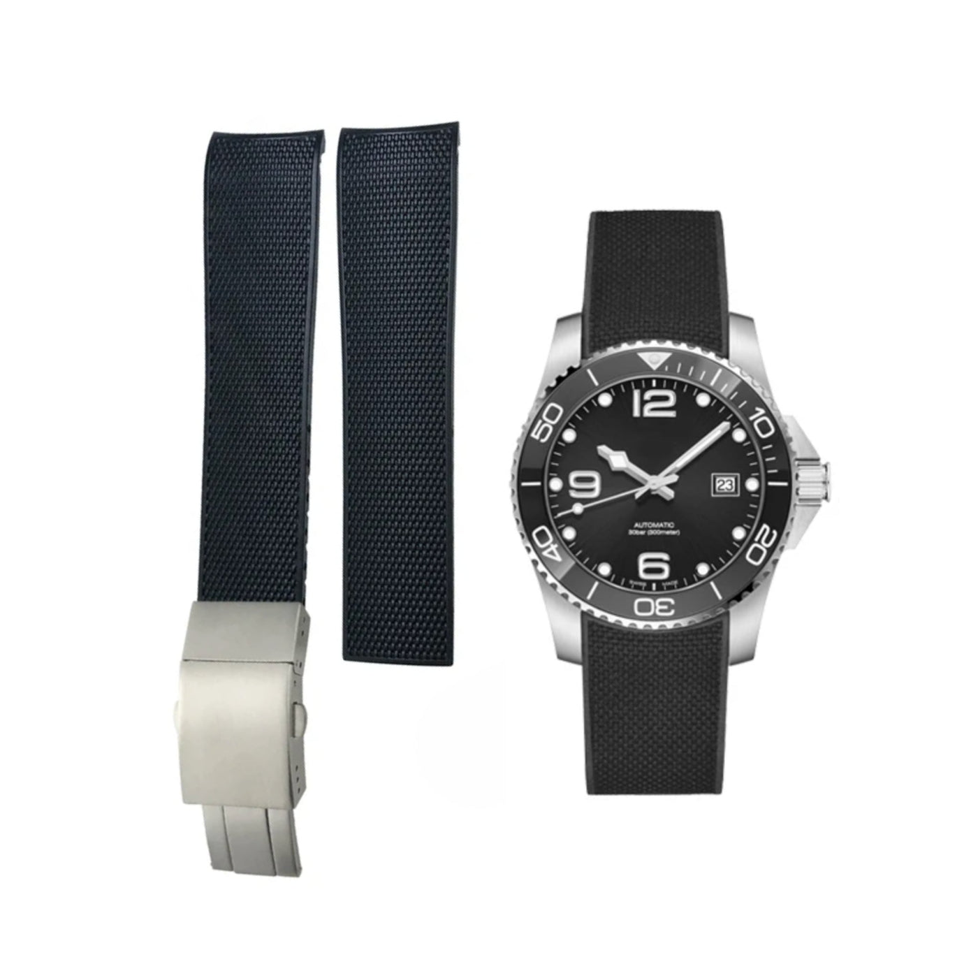 Longines Watch Straps – Rubber & Leather Replacements | Helvetus®