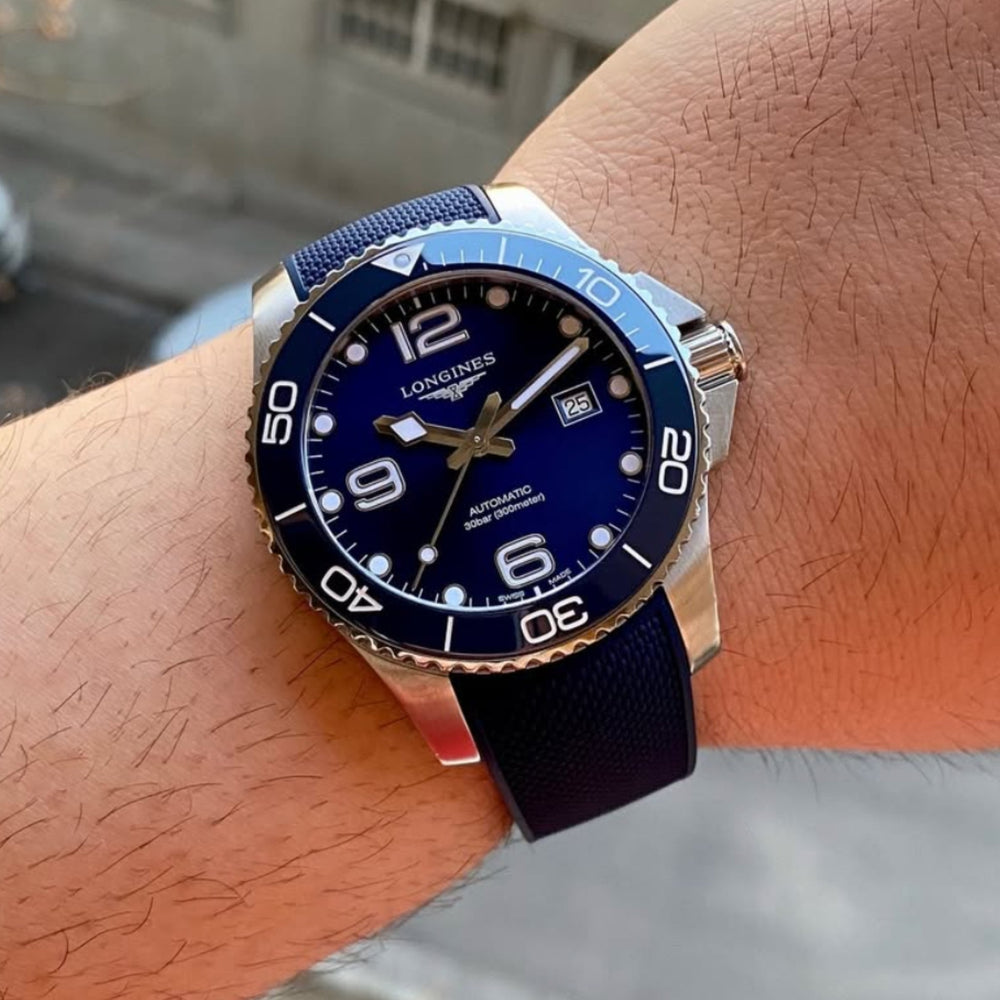 Watch Band for Longines Hydroconquest in Blue - Helvetus® Switzerland