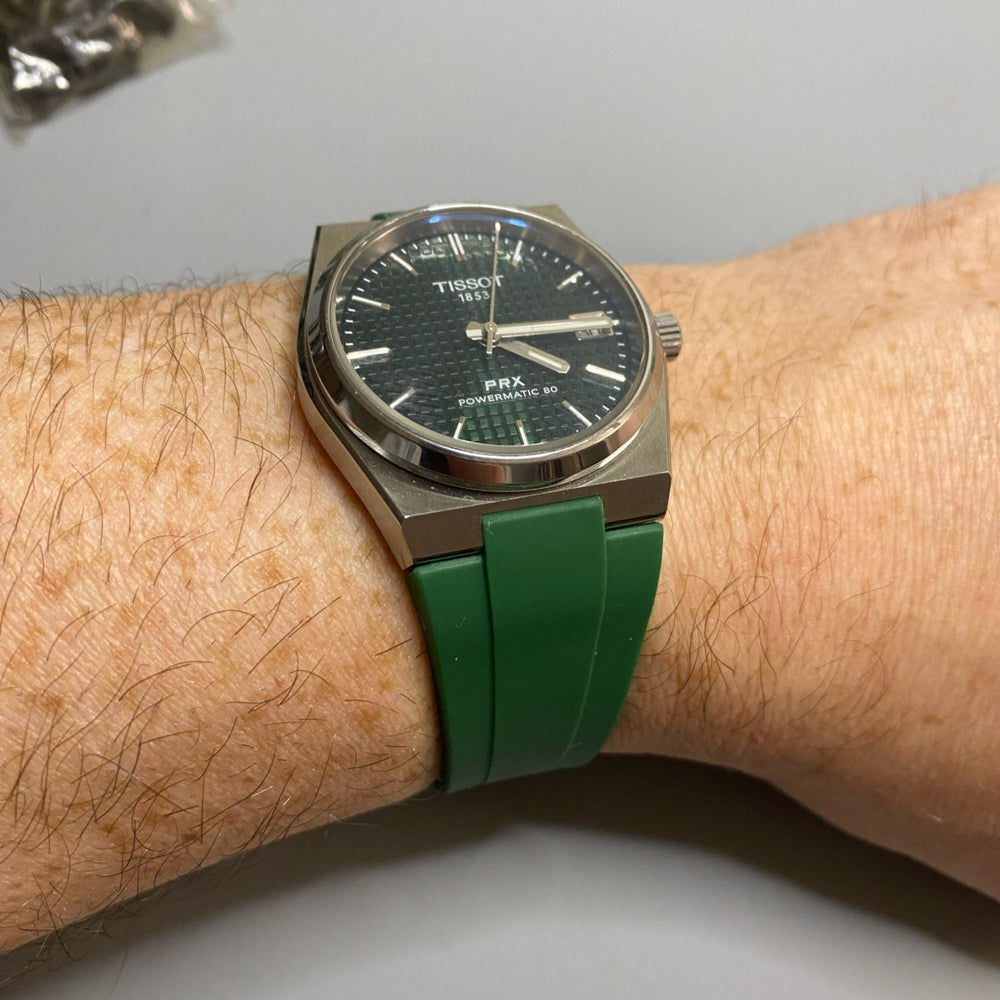 Green Strap for Tissot PRX - Helvetus® Switzerland