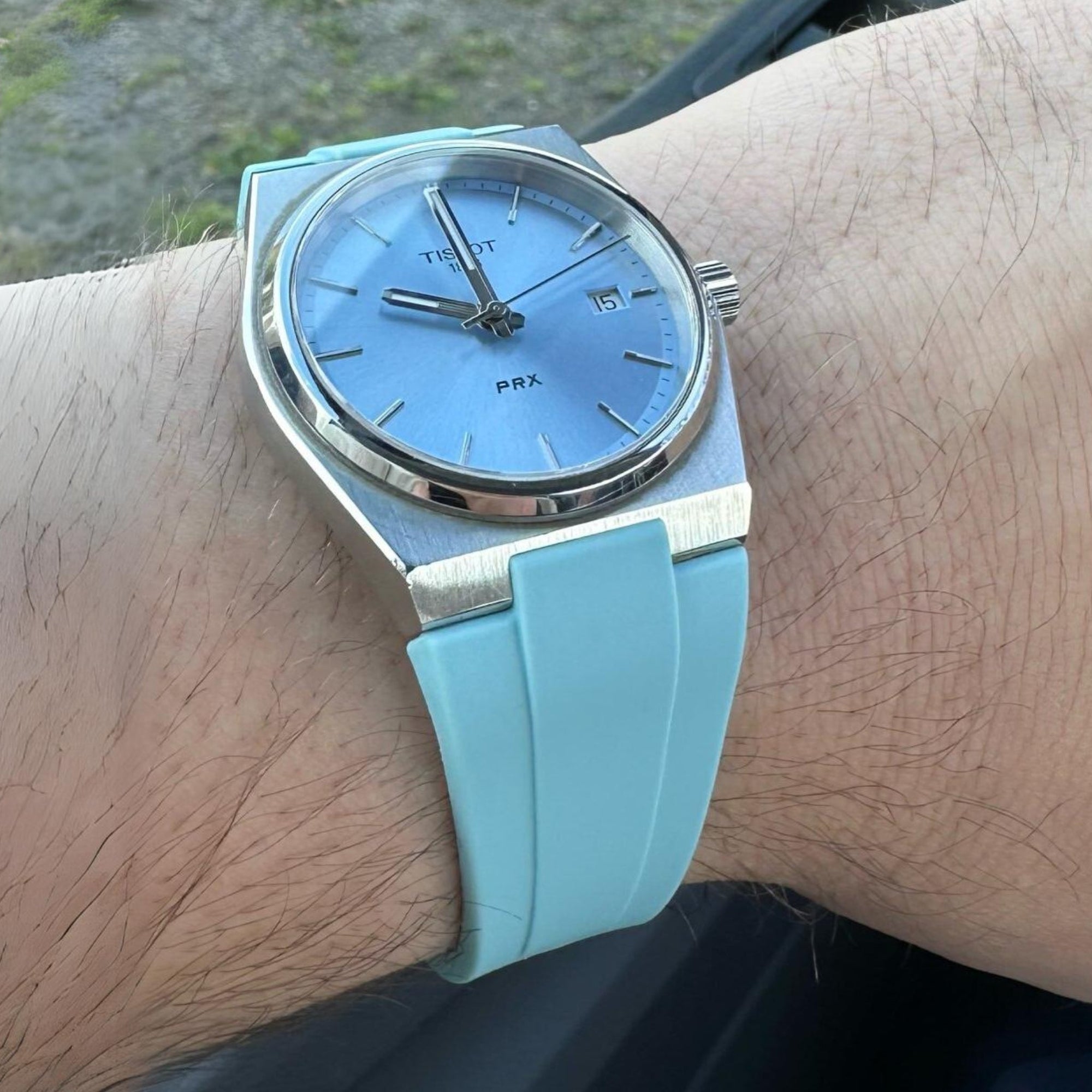 Light Blue Strap for Tissot PRX - Helvetus® Switzerland