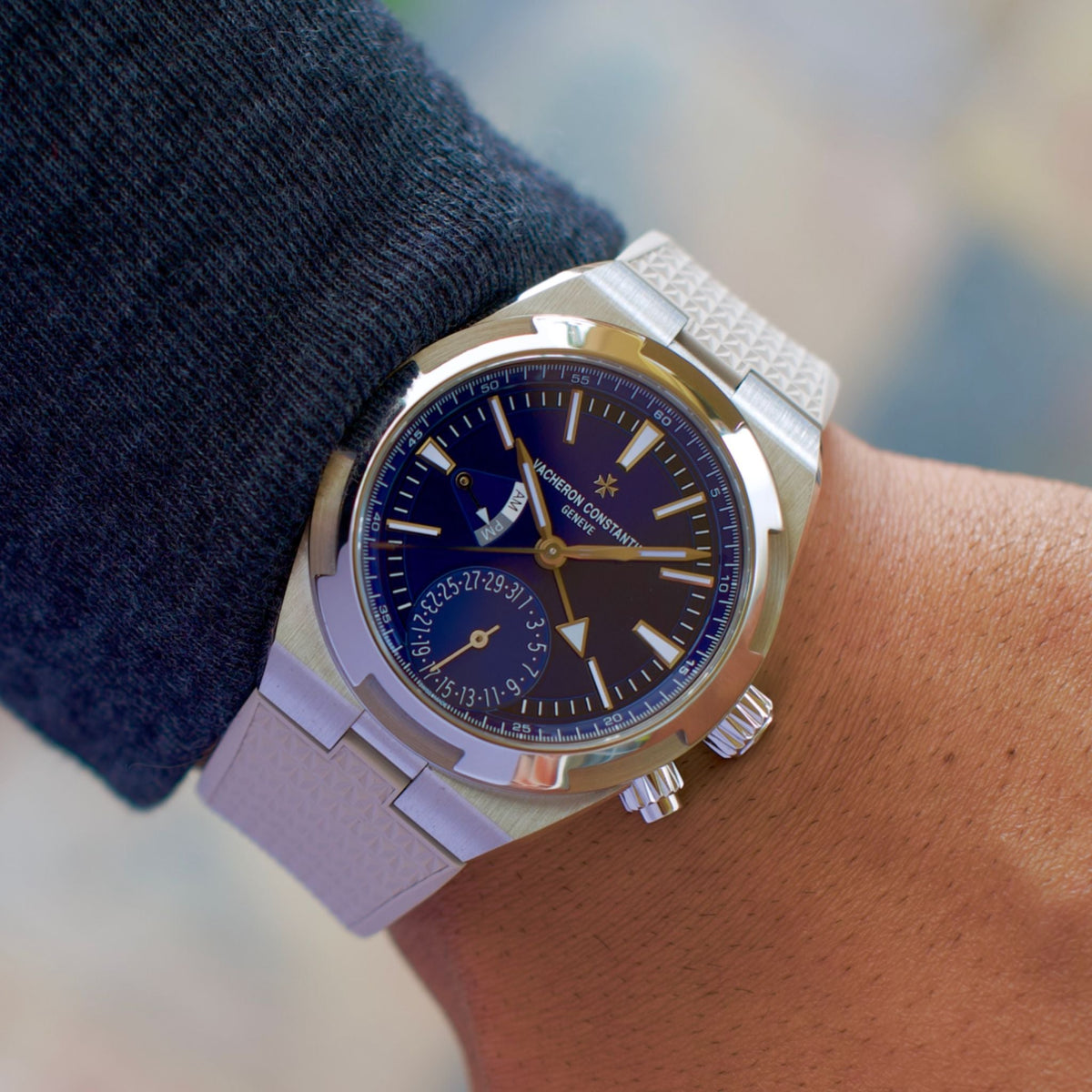 Vacheron Constantin Overseas Strap in White - Helvetus® Switzerland